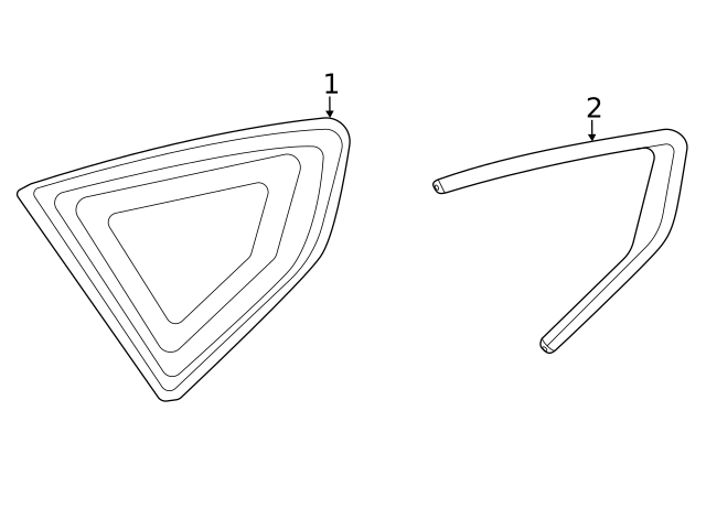 51377446221 - 2020-2022 BMW X6 Molding (51-37-7-446-221) | BMW of South ...