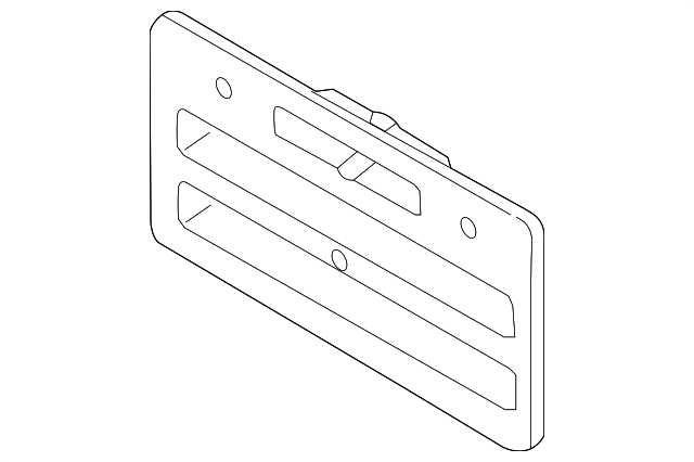 2015-2018 Audi A8 Quattro License Bracket 4H0-807-285-BB-T94 | Audi USA ...