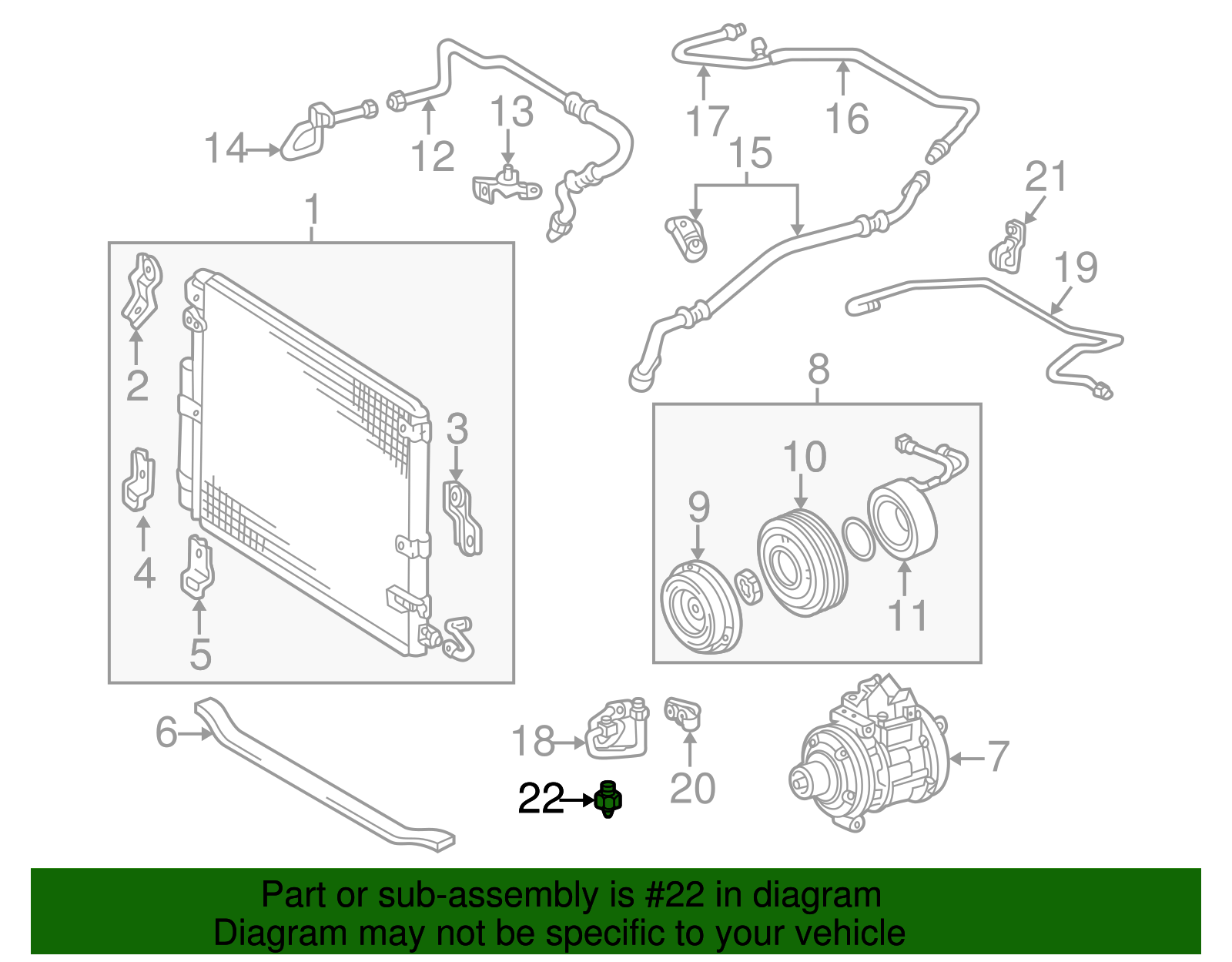 1996-2007 Lexus Pressure Switch 88645-60030 | OEM Parts Online