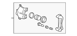Genuine Caliper for 2006 Hyundai Sonata | Part# 58310-3KA02 | Hyundai ...