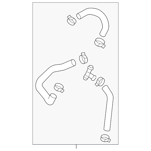 2022-2023 Kia Carnival Outlet Hose 97312-R0000 | QuirkParts