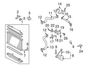 2000-2014 Toyota Radiator Hose Clamp 90467-37005 | Toyota Parts Center
