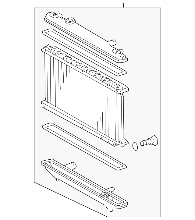 Toyota Radiator Assembly Part# 16410az027 | Toyota Of Colorado Springs ...
