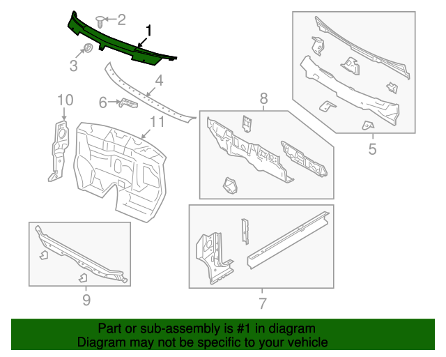 2009-2020 Dodge Journey Screen 5178502af | TascaParts.com