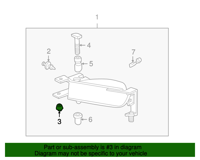 1985-2005 GM Multi-Purpose Nut 347347 | TascaParts.com