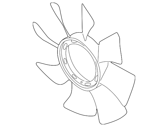 1997-2004 Mitsubishi Fan Blade MD334659 | Mitsubishi Parts Warehouse