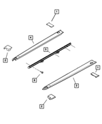 68375106AA - Rail Cap-Right 2009-2024 Mopar | Mopar Wholesale Parts