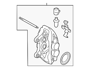 Genuine BMW 34-11-6-875-649 | Disc Brake Caliper | FREE Shipping on ...