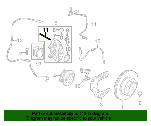 Genuine BMW 34-11-6-850-934 | Disc Brake Pad Pin | FREE Shipping on ...