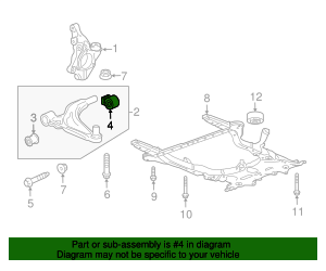 2016-2019 Chevrolet Cruze Front Lower Suspension Control Arm Rear ...