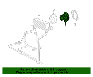 Genuine OEM Ford Part - Water Pump F3TZ-8501-C | Genuine OEM Ford Parts ...