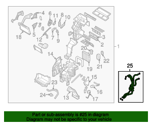 97311-3J100 - HVAC Heater Hose Assembly 2007-2012 Hyundai Veracruz ...