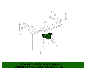 2003-2006 Toyota Tundra Trailer Hitch (Rear) 51908-0C020 | Toyota Parts ...