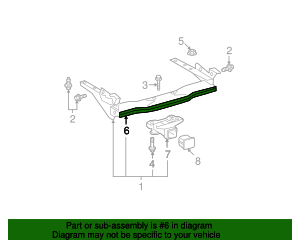 2003-2006 Toyota Tundra Reinforcement 52043-0C021 | Toyota Parts Center