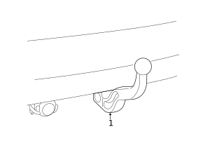 80A-092-115-H - Trailer Hitch 2024-2025 Audi | AutoNation Parts