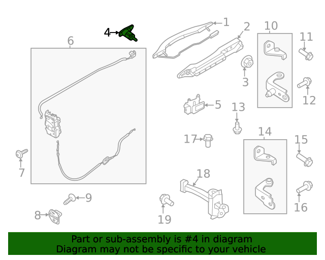 2022-2023 Lincoln Aviator Cylinder Assembly Lock gd9z5421991b ...