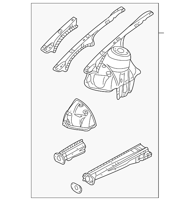 Genuine BMW 41-14-8-234-035 | Apron Assembly | FREE Shipping on Most ...