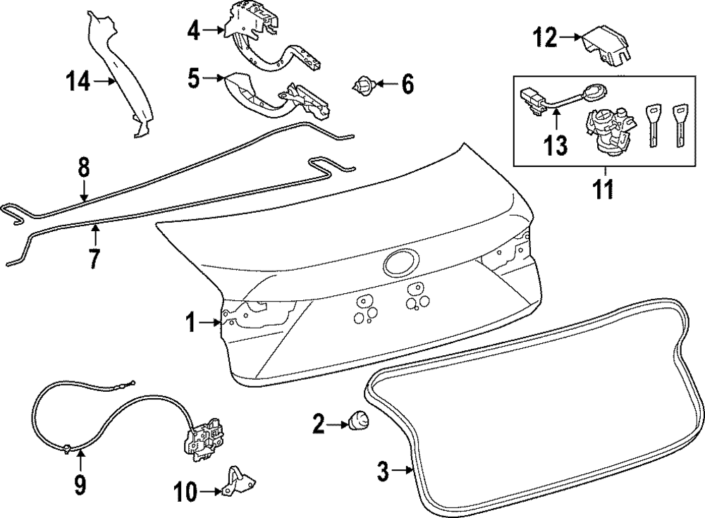 64600-53100 - Lock Actuator For 2021-2024 Lexus | Lexus OE Parts