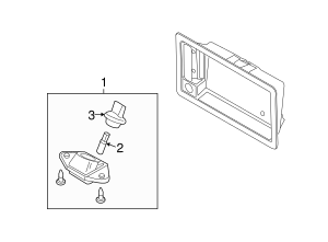 1992-2014 Ford License Lamp F6UZ-13550-AA | Village Ford