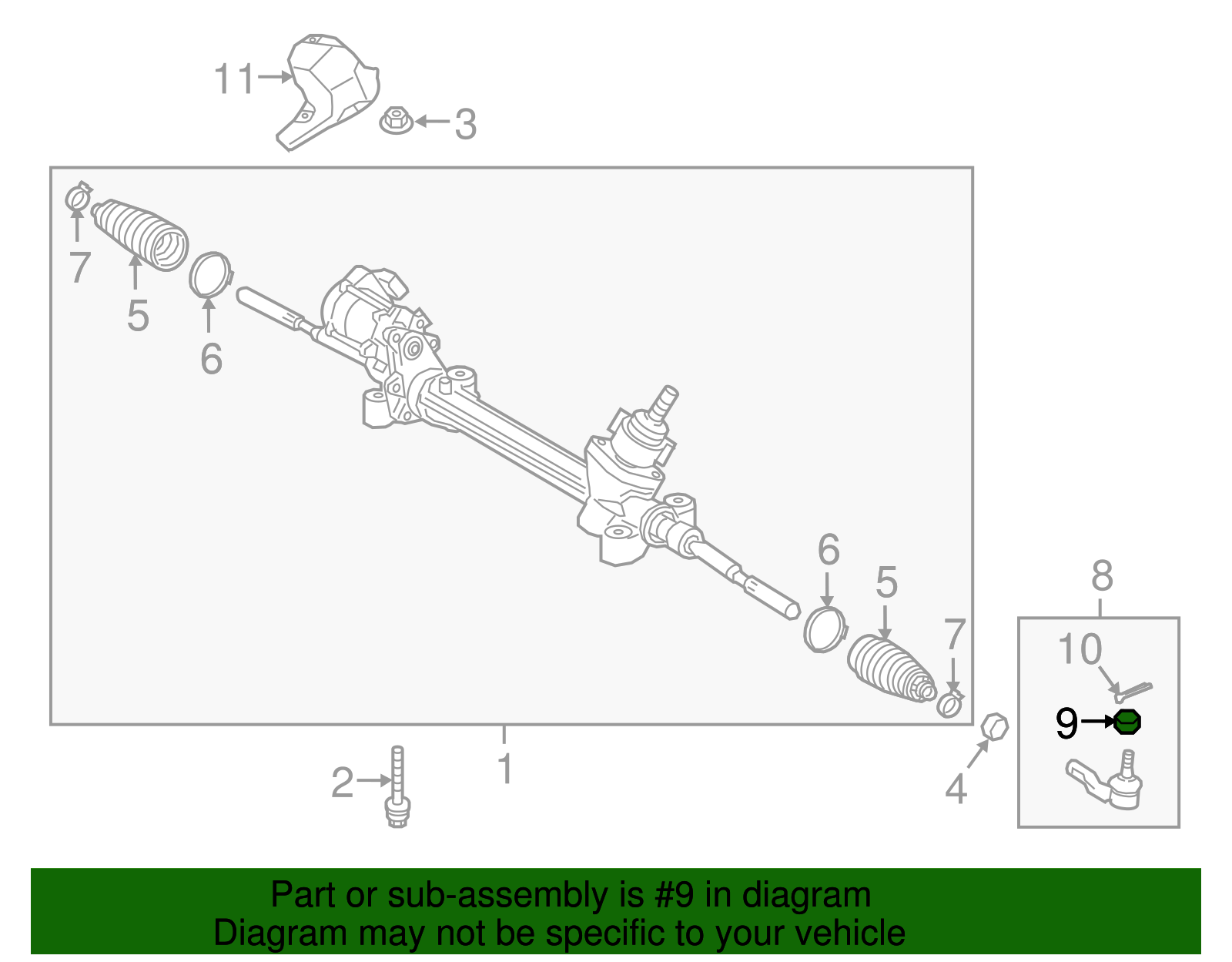 90080-17220 - Outer Tie Rod Castle Nut 1991-2025 Toyota | Longo Toyota ...