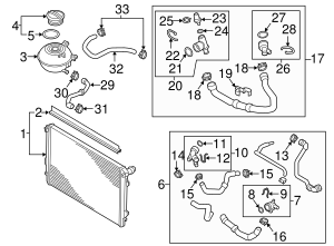 2015-2017 Audi Upper Hose 5Q0-122-101-DT | OEM Parts Online