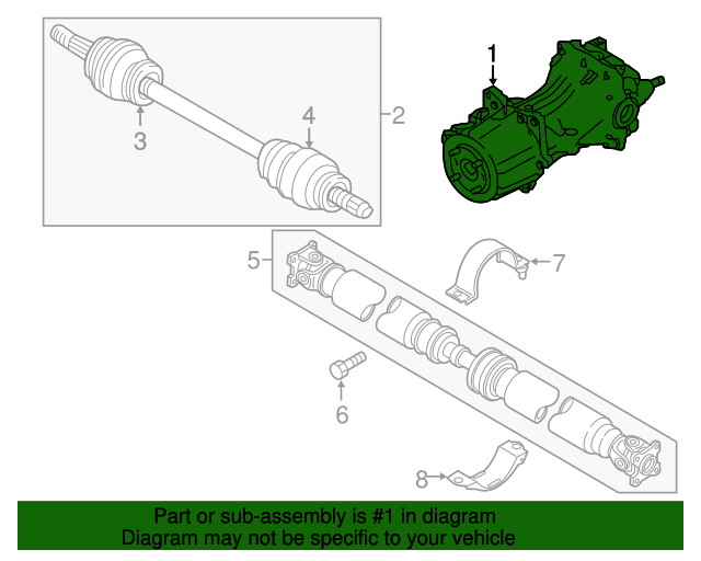 2014-2024 Nissan Carrier Assembly 38300-4BF0A | OEM Parts Online
