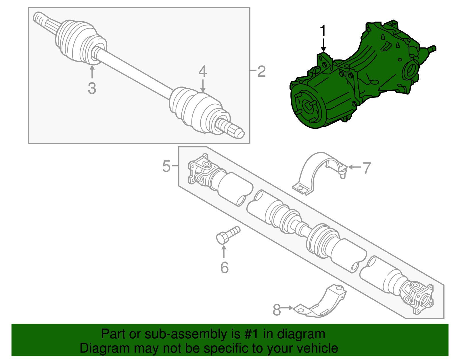 38300-4BF0A - Carrier Assembly 2014-2024 Nissan | Nissan Parts ...