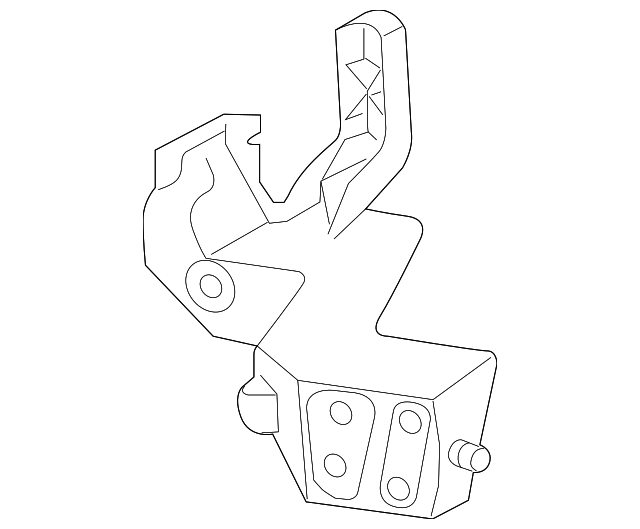 2011-2013 Jeep Grand Cherokee Support Bracket - Passenger Side (RH ...