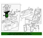 2012-2016 GM Reservoir Kit,emis Rdcn Fluid Tk 84412924 | OEM GM Parts