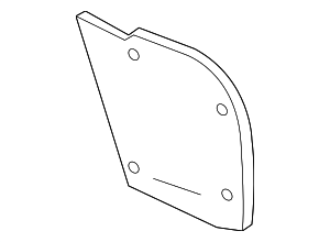 al3z8328370a - Splash Shield 2010-2014 Ford F-150 | AutoNation Parts