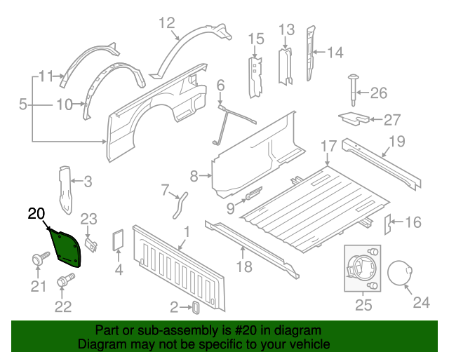 al3z8328370a - Splash Shield 2010-2014 Ford F-150 | AutoNation Parts