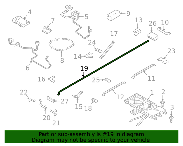 Jaguar OEM Bus Bar Part# T4K8169 | OEM Vehicle Parts