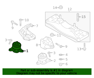 2019-2021 Genesis G70 Bracket Assembly Engine Mtg Right-hand 21840 ...
