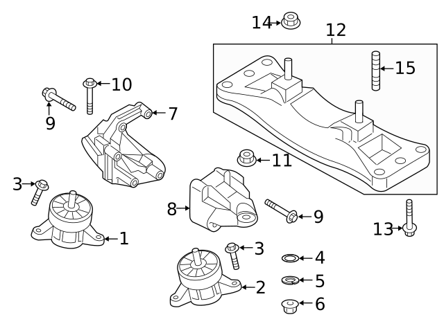 2015-2021 Hyundai Side Mount Bracket Mount Bolt 21819-B1100 | OEM Parts ...