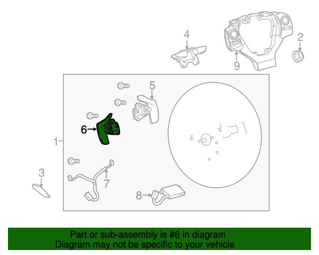 2015-2023 Lexus Paddle Switch 84610-24010 | OEM Parts Online