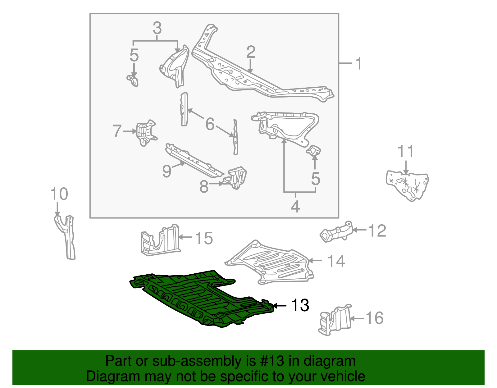 2002-2010 Lexus SC430 Under Cover 51441-24040 | OEM Parts Online