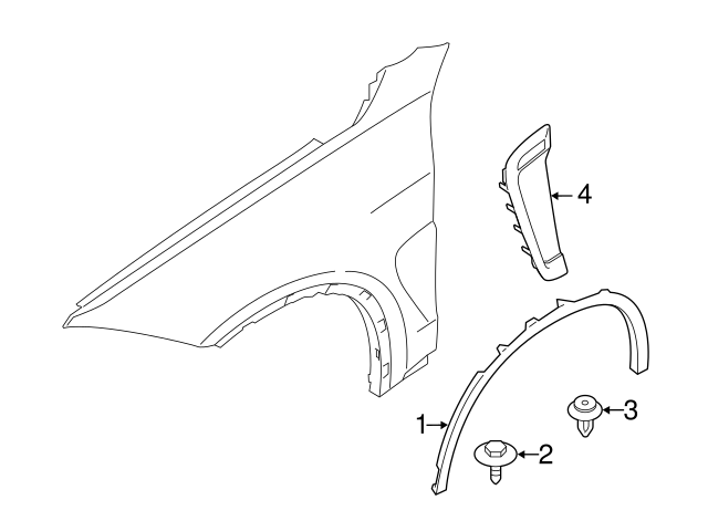 51777378581 - 2014-2018 BMW X5 Wheel Flare (51-77-7-378-581) | BMW of ...
