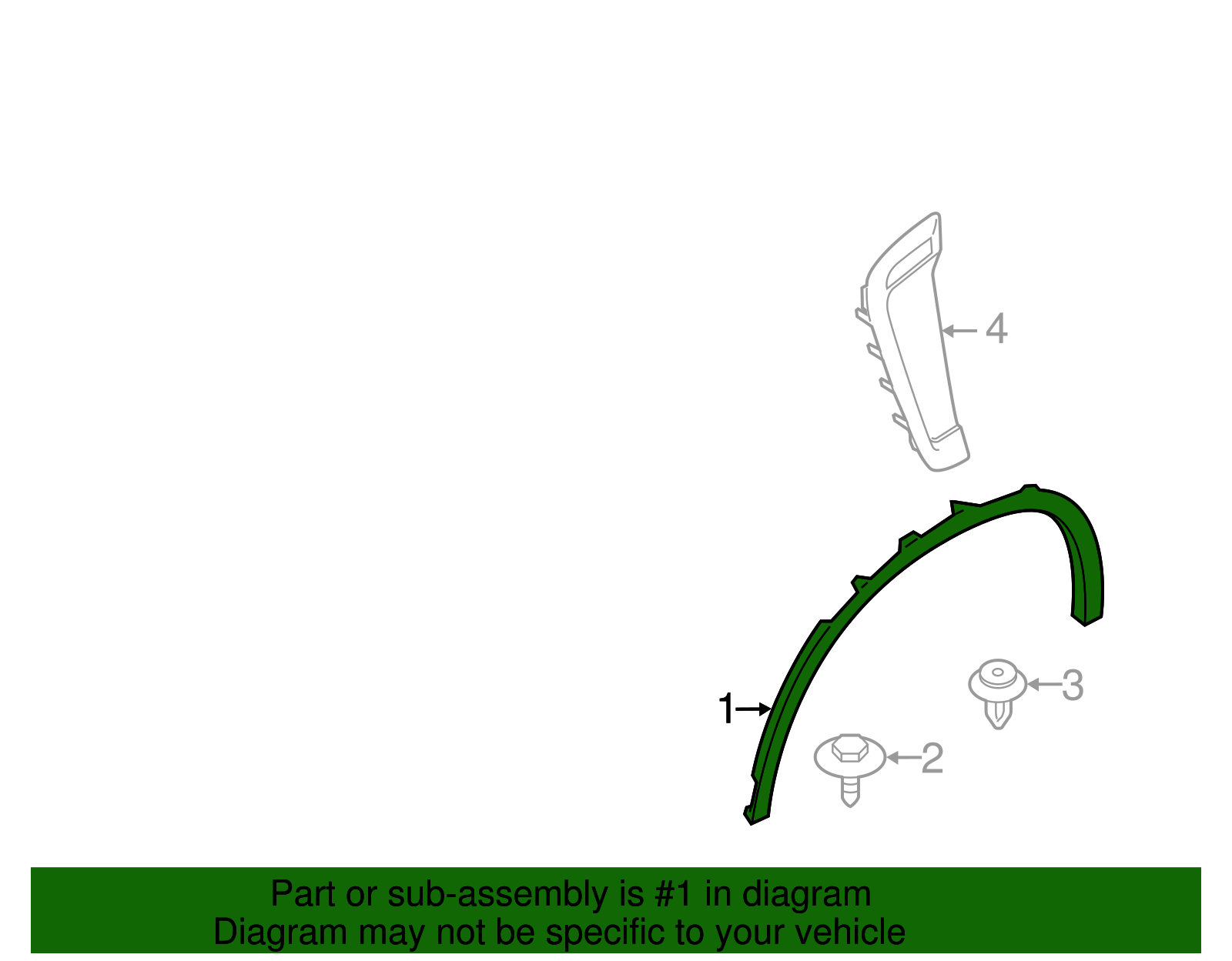 51777294374 - 2014-2018 BMW X5 Wheel Flare (51-77-7-294-374) | BMW of ...