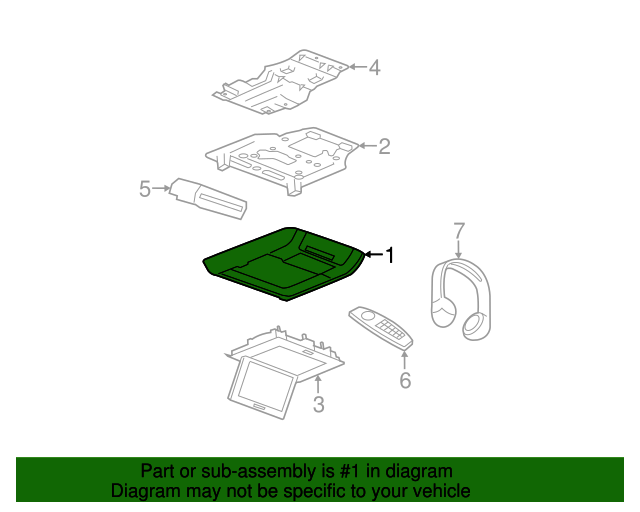 2009 GM Center Console 20779701 | GMPartsDirect.com