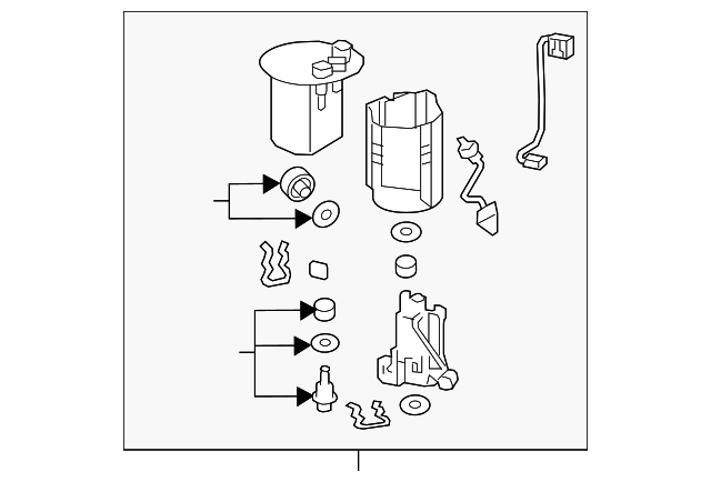 77020-06520 - Fuel Pump Assembly - 2018-2023 Toyota Camry | OEM Genuine ...