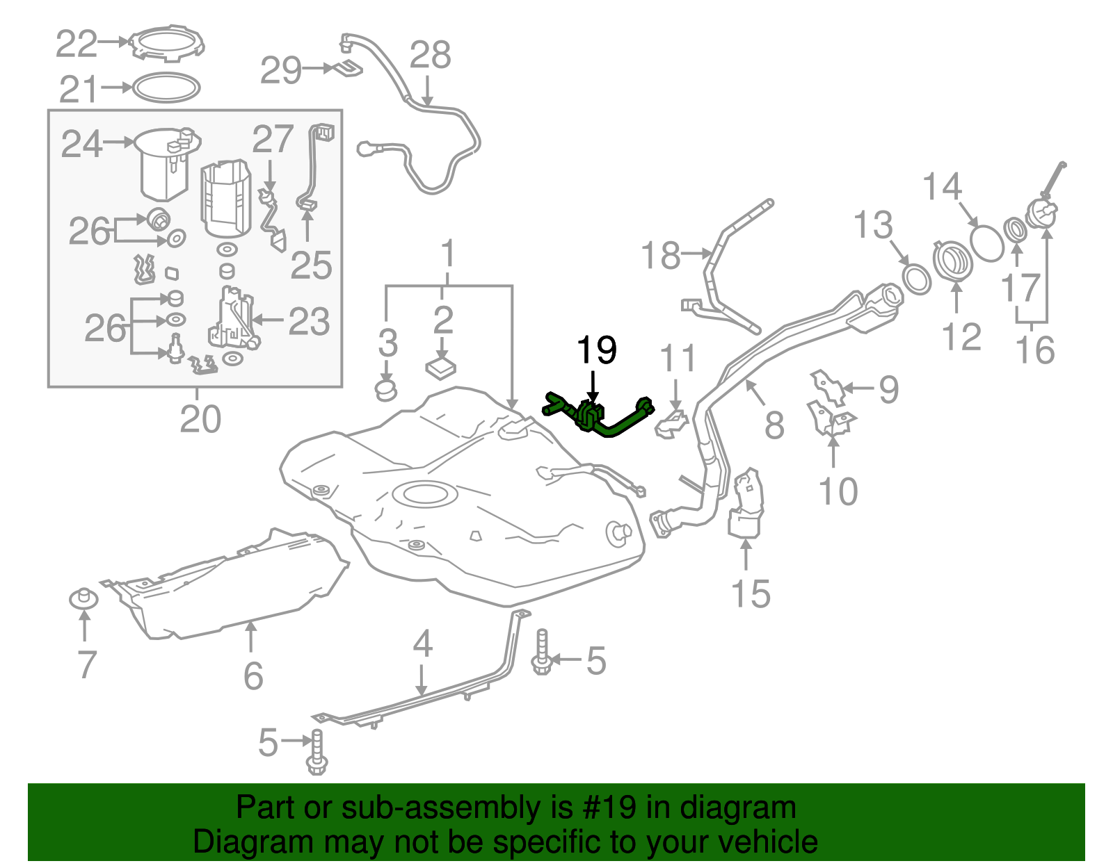 2018-2021 Toyota Valve Assembly 77720-06030 | Toyota Parts Center