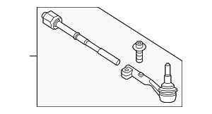 45460-WAA03 - Tie Rod Assembly 2020-2023 Toyota GR Supra | Bam ...