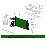2017-2019 Chevrolet Cruze Radiator 39116554 GM | GMPartsDirect.com