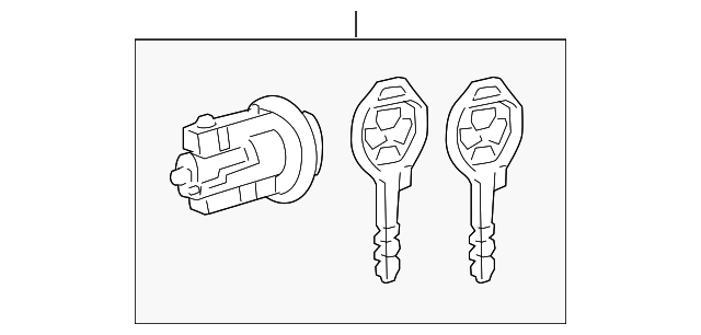 Toyota Ignition Lock Cylinder Set Part# 690570r050 | Toyota of Colorado ...