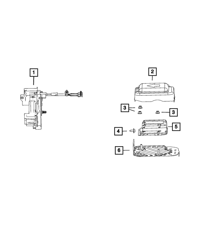2020-2023 Ram 3500 Air Bag Control Module 68428496AA | Mopar Estores