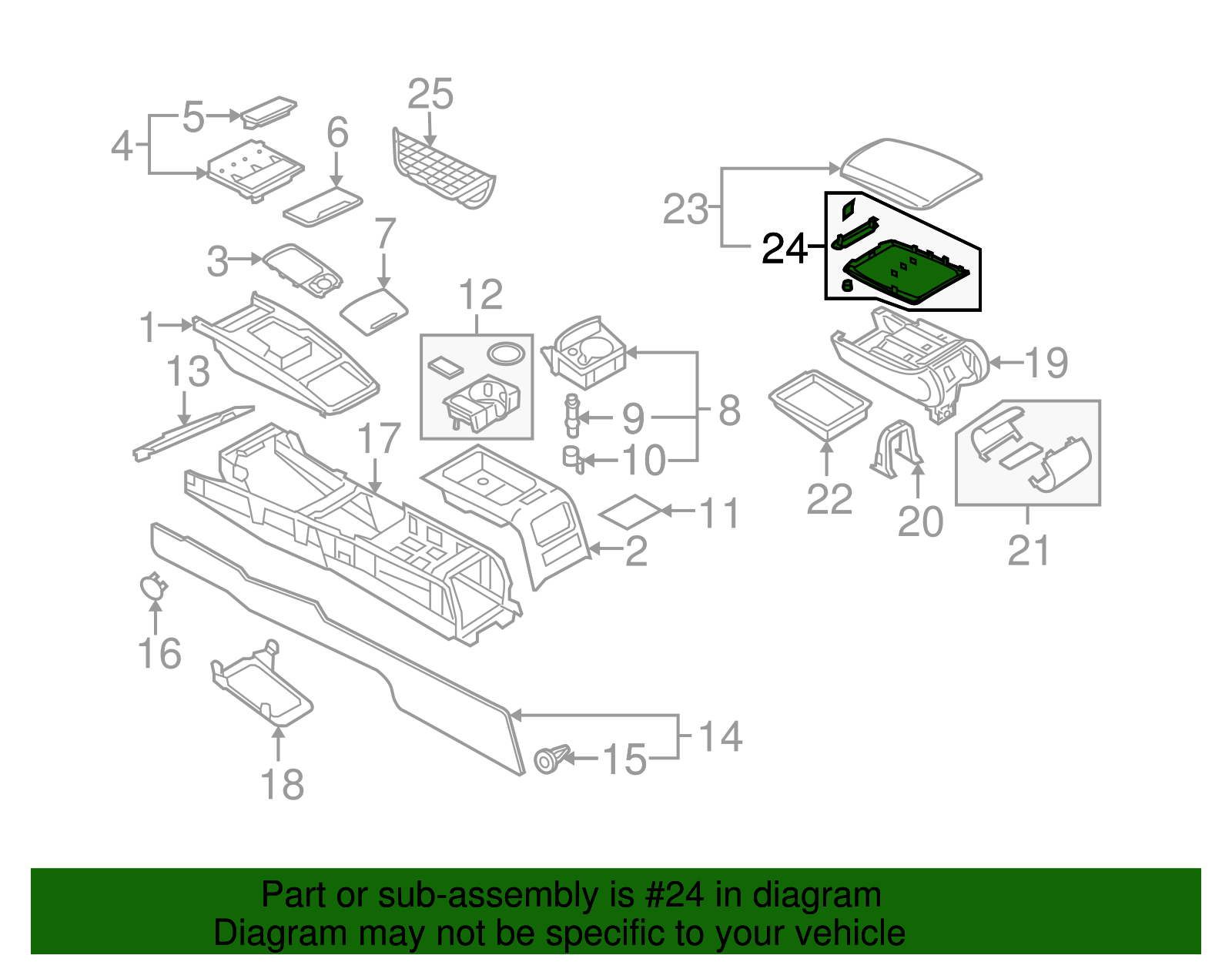 4F0-898-173-D-6PS - Cover Assembly 2005-2011 Audi | Audi OEM Parts