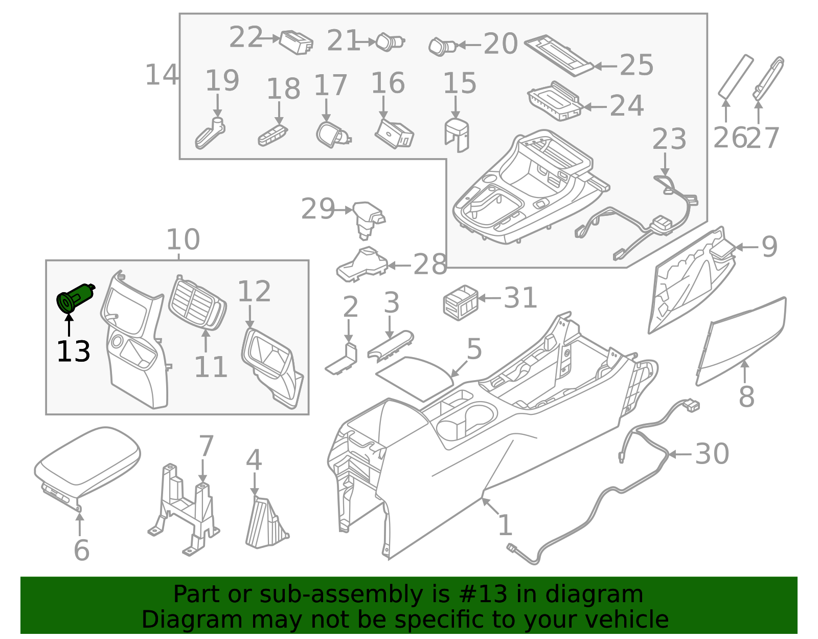 96125-Q5500 - USB Port 2021-2023 Kia Seltos | Kia.Parts Store