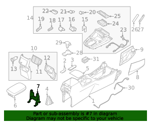 84635-Q5000 - Rear Bracket - 2021-2023 Kia Seltos | Kia Auto Parts