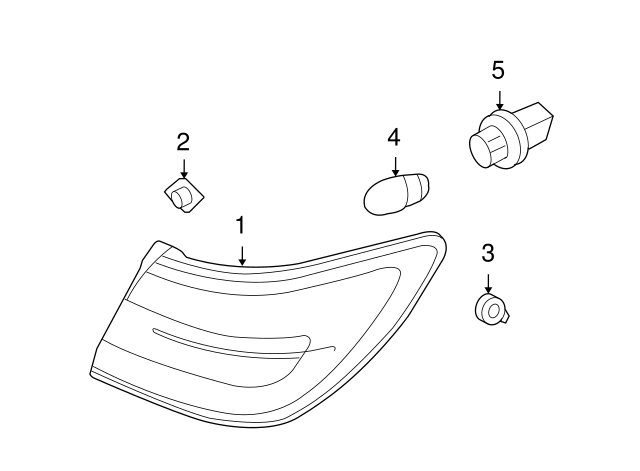 2006-2019 Ford Tail Lamp Assembly Retainer -W713579-S300 | TascaParts.com