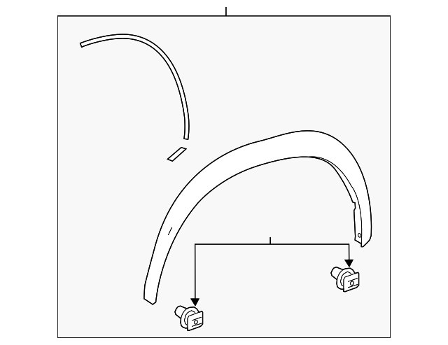 Genuine Lexus Wheel Opening Molding 75602-78010 | eBay